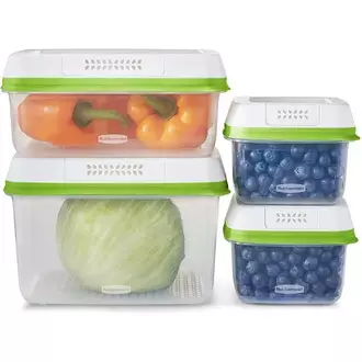 Rubbermaid FreshWorks Produce Savers (sett med 4)